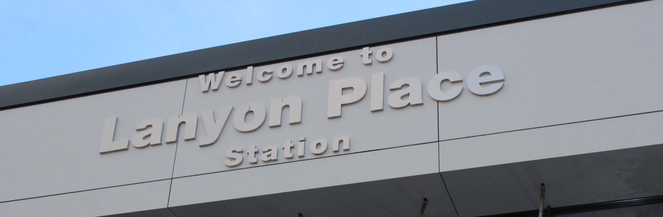 Lanyon Place Train Station - Beyond Signage